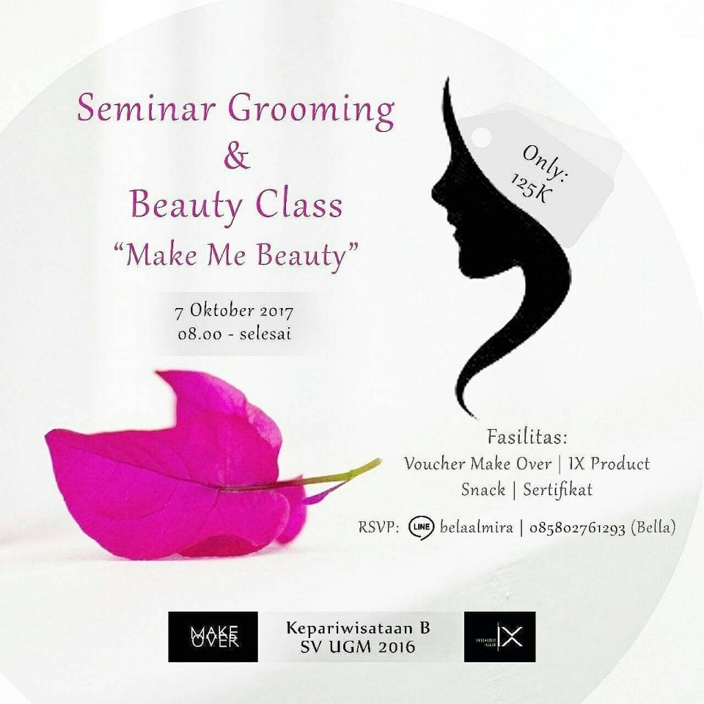 Seminar Grooming dan Beauty Class Sebagai Implementasi Mata Kuliah MICE ...